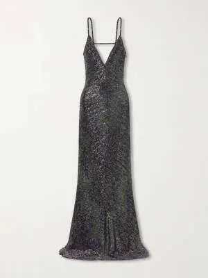 Missoni Embellished Crochet-knit Maxi Dress - Multi