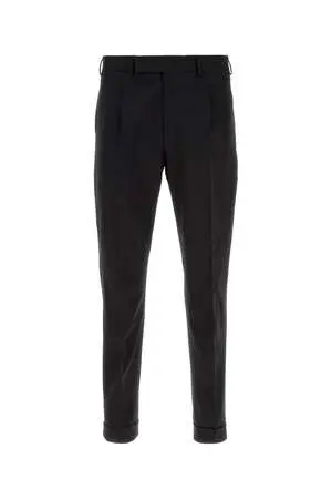 PT TORINO Stretch Wool Pant - Black