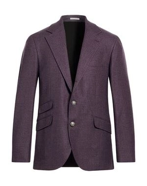 Brunello Cucinelli Blazer Size Wool, Cashmere, Silk - Plum