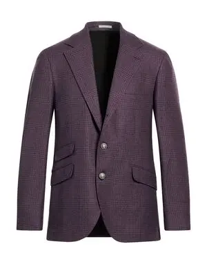 Brunello Cucinelli Blazer Plum Size Wool, Cashmere, Silk