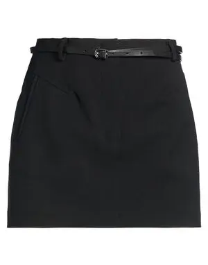 Patrizia Pepe Mini Skirt Size Polyester, Elastane - Black