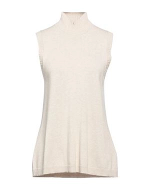 PUROTATTO Turtleneck Camel Size Wool, Cashmere - Beige