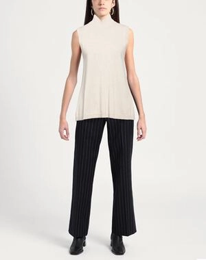 PUROTATTO Sleeveless Turtleneck In Wool And Cashmere