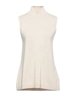 PUROTATTO Sleeveless Turtleneck In Wool And Cashmere