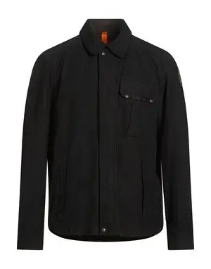 PARAJUMPERS Twill Overshirt Jacket - Black