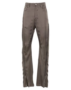 Rick Owens Pants Taupe Size Acetate, Viscose - Grey
