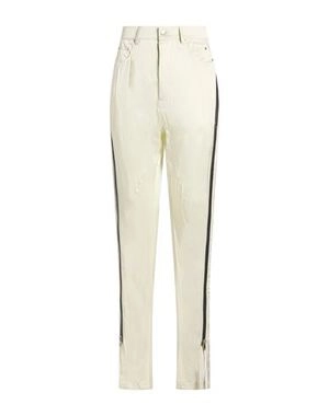 Rick Owens Pants Taupe Size Acetate, Viscose - White