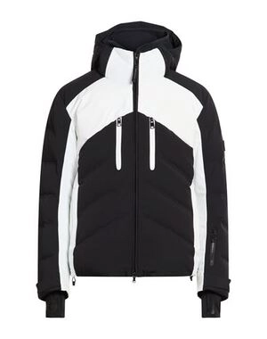 Bogner Puffer Jacket With Detachable Hood And Goose Down Interior - Black