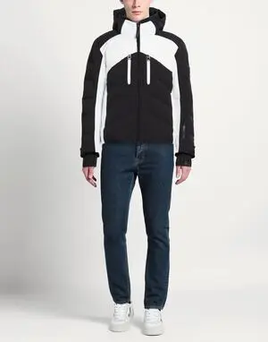 Bogner Puffer Jacket With Detachable Hood And Goose Down Interior - Black