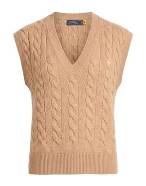 Polo Ralph Lauren Cable-knit Wool And Cashmere Vest - Beige