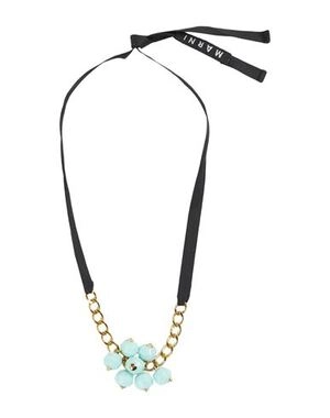 Marni Necklace Textile Fibers, Metal - Blue