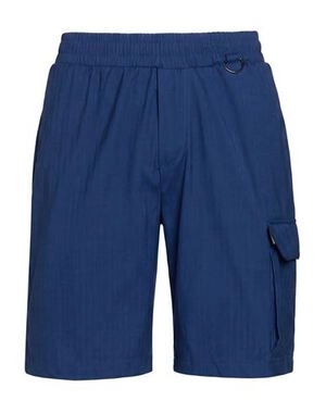 FAMILY FIRST Shorts & Bermuda Shorts Size Polyester, Viscose, Wool, Elastane - Navy