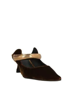 Lola Cruz Mules With Spool Heel - Yellow