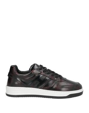 Hogan Sneakers Burgundy Size Leather - Red