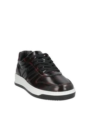 Hogan Sneakers Burgundy Size Leather