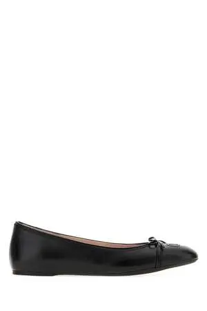 Valentino Garavani Leather Ballerinas - Black