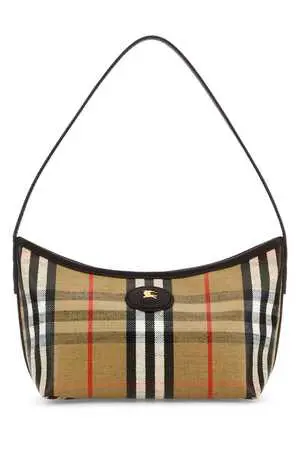 Burberry Printed Canvas Mini Highlands Handbag - Multicolor