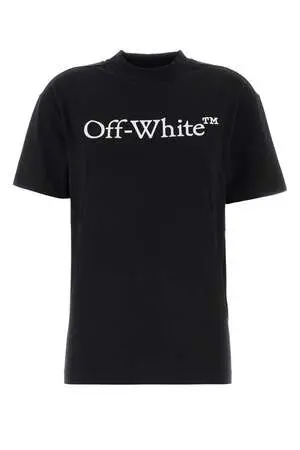 Off-White Cotton T-shirt - Black