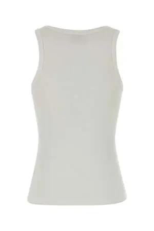DIESEL® Stretch Cotton Ribbed Tank Top - White
