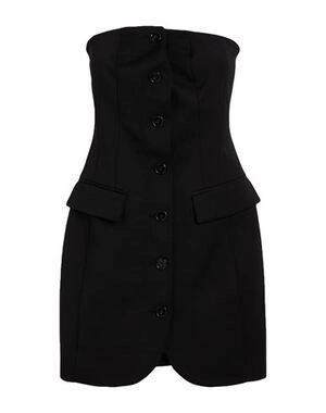 DONDUP Mini Dress Size Virgin Wool, Elastane - Black