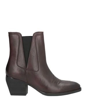 CAFÈNOIR Ankle Boots Dark Size Leather - Brown