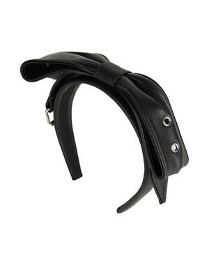 Moschino Hair Accessory Leather - Black