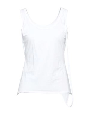 Helmut Lang Tank Top Size Pima Cotton, Elastane - White