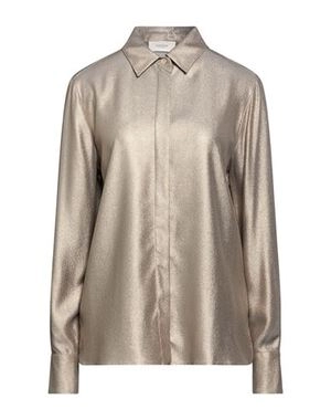 Agnona Shirt Bronze Size Silk - Yellow