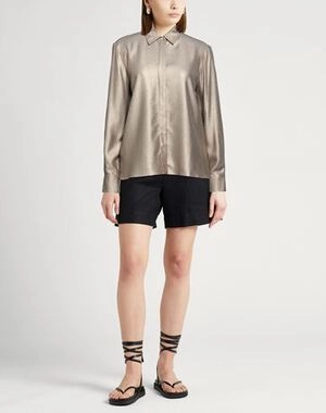Agnona Bronze Silk Shirt