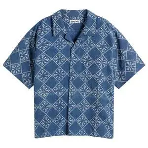 STORY MFG. Hand Block Printed Greetings Shirt