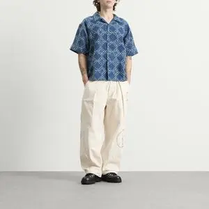 STORY MFG. Hand Block Printed Greetings Shirt