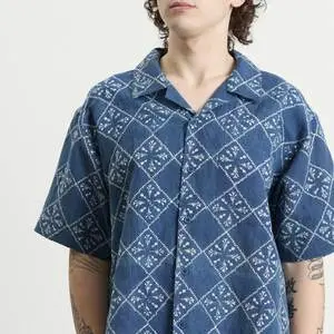 STORY MFG. Hand Block Printed Greetings Shirt