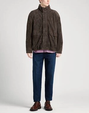 Emporio Armani Suede Jacket - Grey