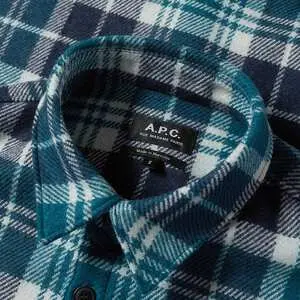 A.p.c. Trek Plaid Overshirt