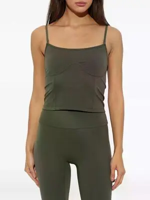 RETHINKIT STUDIOS Sleeveless Square Neck Top - Green