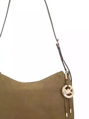 Michael Kors Nolita Medium Nubuck Convertible Shoulder Bag - Green