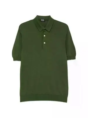 Zegna Short-sleeve Polo Shirt - Green
