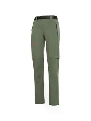 AESSE Seattle Zip-off Belted Trousers - Green