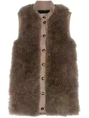 LISKA Sleeveless Cashmere Vest