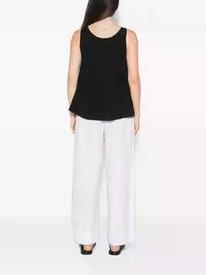 MOUTAKI Scoop-neck Sleeveless Blouse