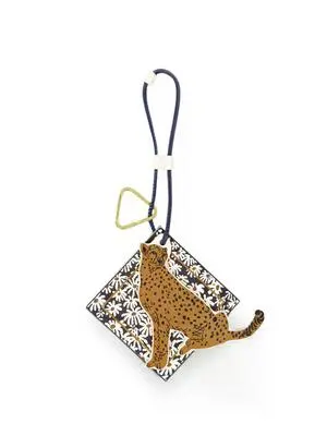 INOUI EDITIONS Pampa Leopard-print Keyring