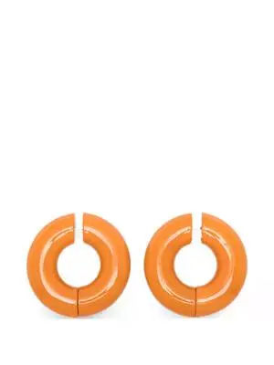 UNCOMMON MATTERS Strato Hoop Earrings - Orange