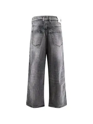 NUMERI Wide-leg Jeans - Black