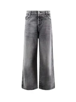 NUMERI Wide-leg Jeans - Grey