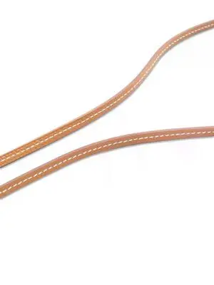 Hermès Epsom Calf Leather Hat Clip With String Detail - Brown
