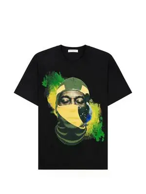 IH NOM UH NIT O Rei Mask Cotton T-shirt - Black