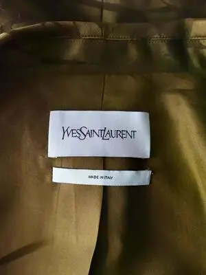 Saint Laurent Textured Dropped-shoulder Blazer