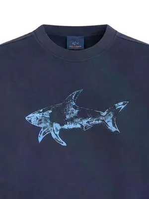 Paul & Shark Crewneck Sweatshirt With Shark Print