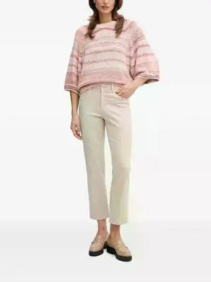 Joseph Ribkoff Logo-plaque Straight-leg Jeans