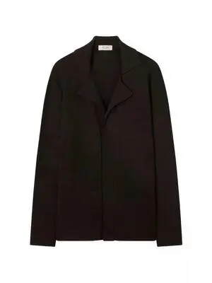 RETORI Structured-knit Interlock-stitch Cardigan - Brown